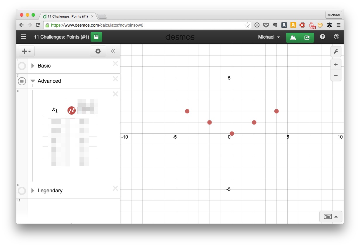 11 Desmos Challenges: Points (#1) – Reason and Wonder