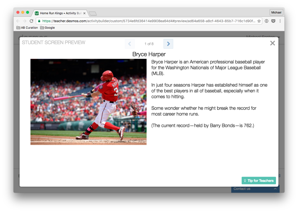 Home Run Kings – Activity Analysis – Reason and Wonder